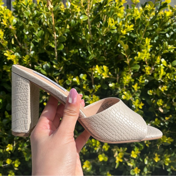 Shoes | Steve Madden Croc Heels | Poshmark